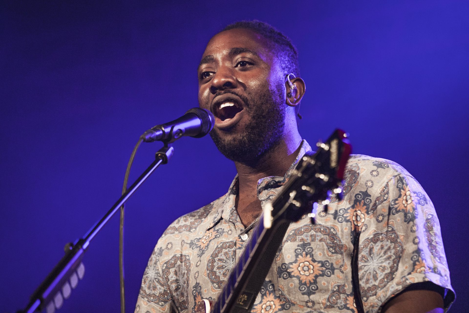 Fotoshooting mit Bloc Party und Kele Okereke